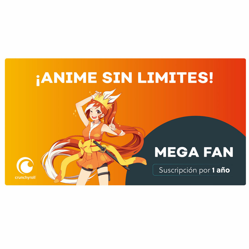 Crunchyroll Mega Fan - 1 Year – Snaau - Si Lo Quieres Ahora